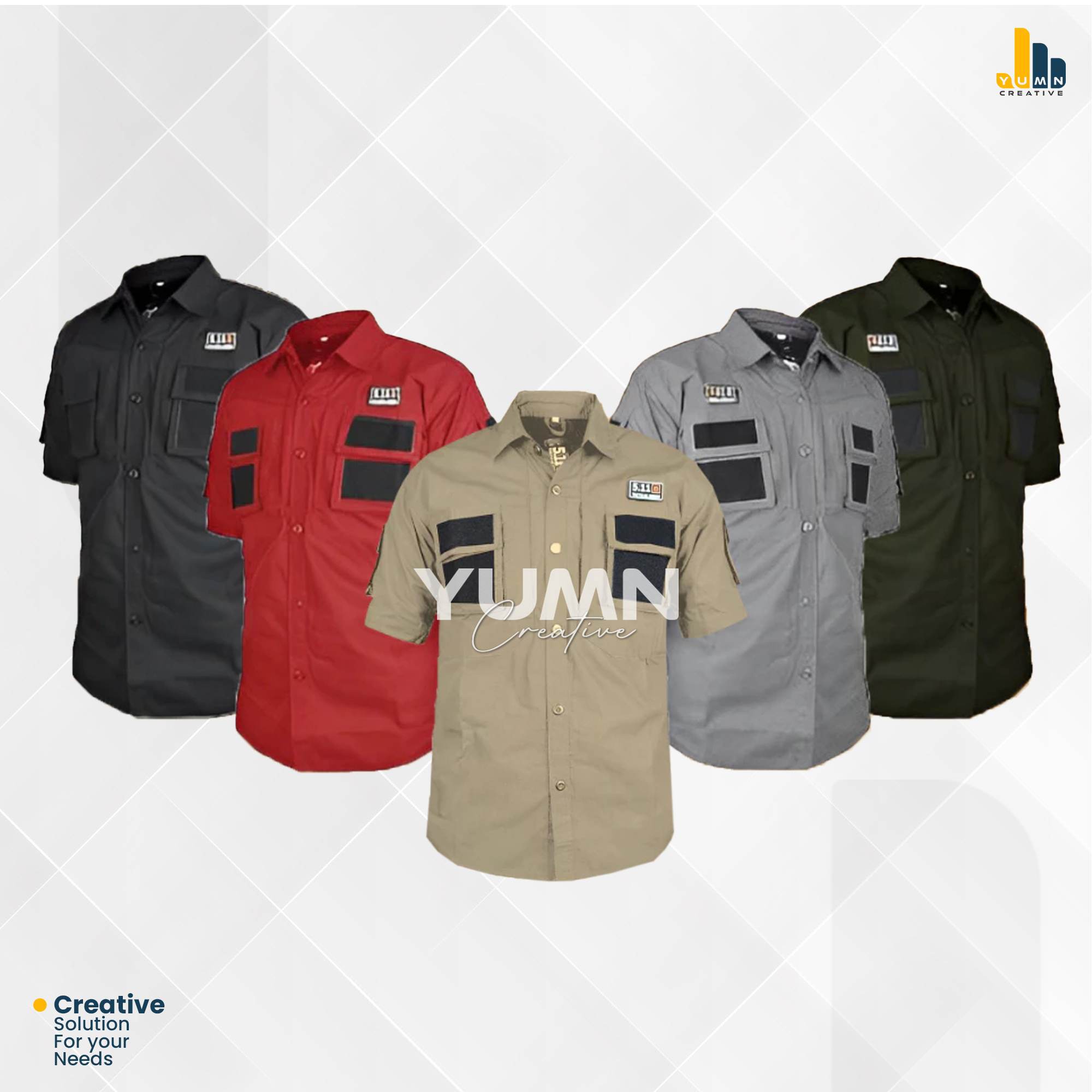 Kemeja Tactical 4 - Yumn Creative